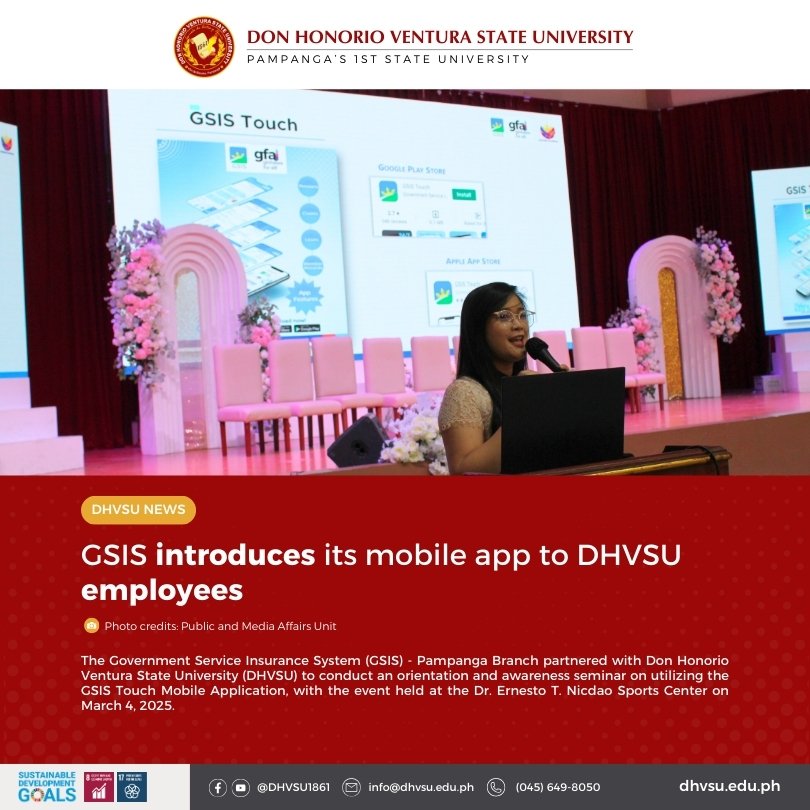 GSIS introduces its mobile app to DHVSU employees